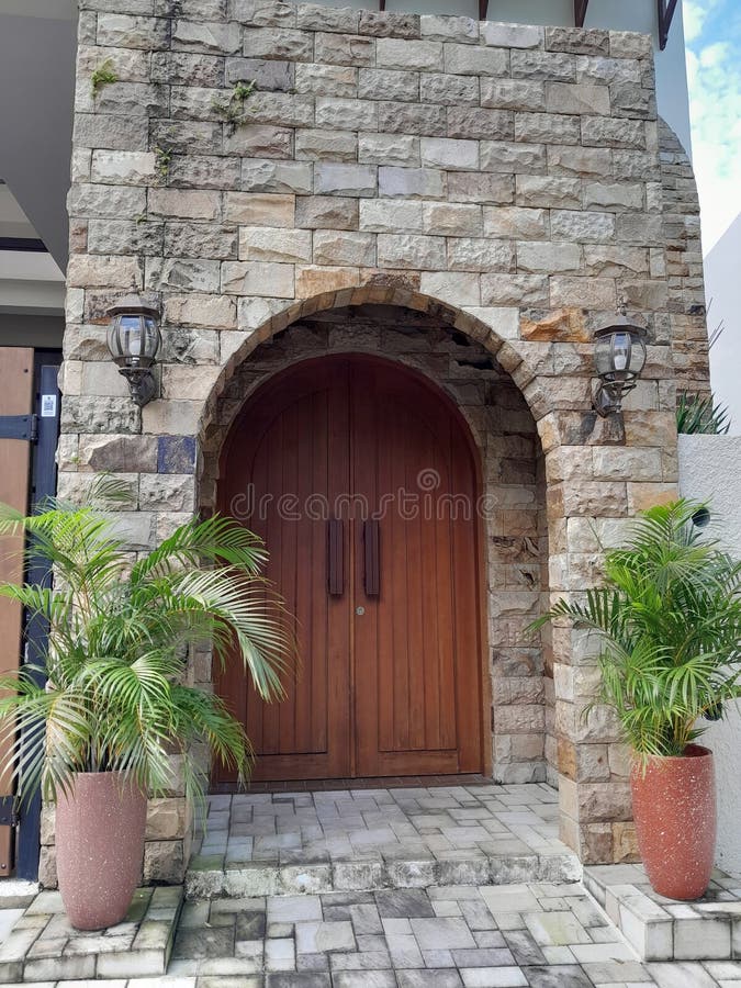 The Main Door of an Ancient Museum with a Unique and Iconic Design ...
