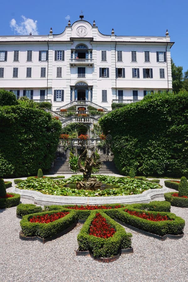 The Building of Villa Menzi in Bellagio. Lake Como. Editorial Photo ...