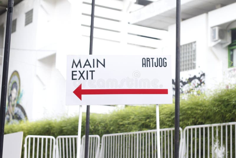 Main Exit editorial photography. Image of decoration - 263100087