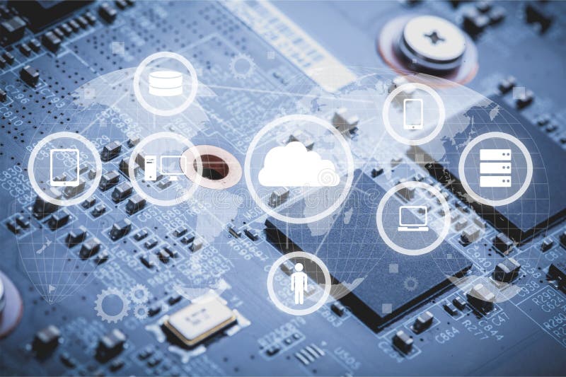 Closeup of a Network Interface Card for Computers on the Table Under ...