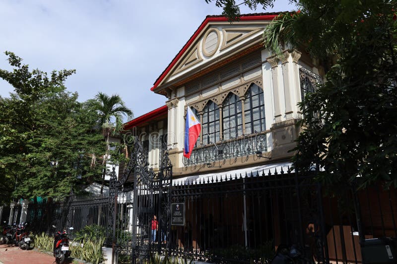 Main Gate and Building of Malacanang Hertage Museums, Manila Editorial ...