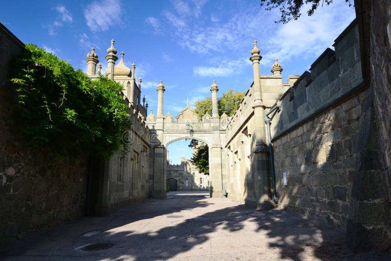 The Main Gate of the Vorontsov Palace Stock Photo - Image of peninsula ...