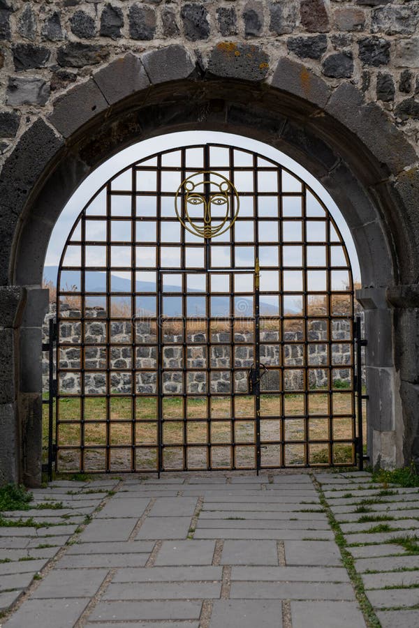 The Main Gate and the Wall of the Medieval Fortress Stock Photo - Image ...