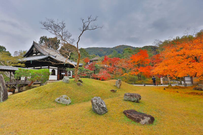 The Main Gate of he ZEN Garden of Chion Stock Photo - Image of fall ...
