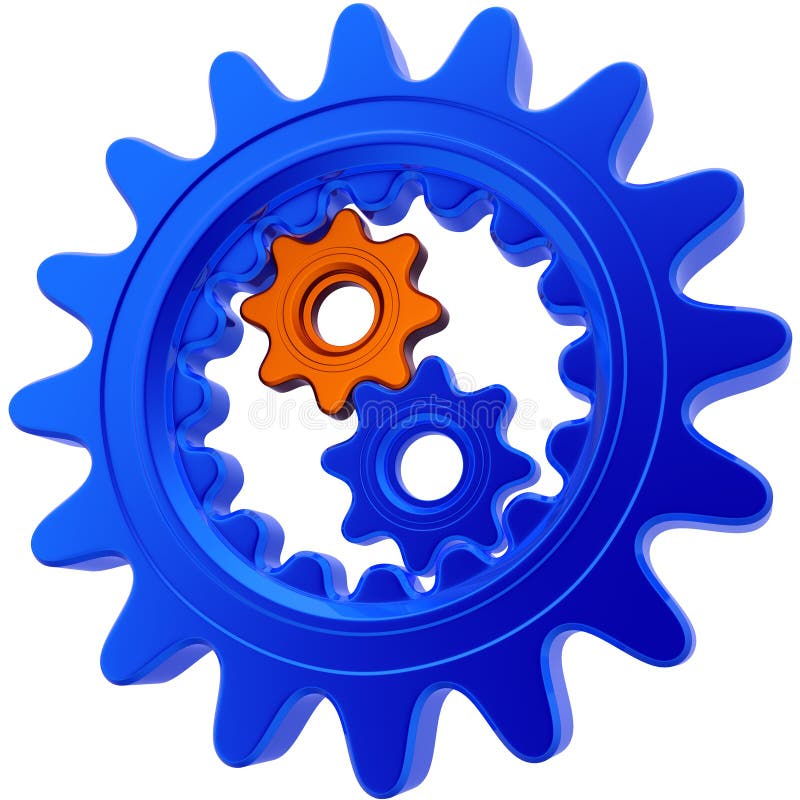 Main gear icon stock vector. Illustration of gearwheel - 77217407