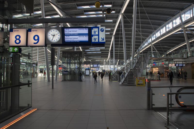 The Main Hall at the Central Station of Utrecht the Netherlands 25-9 ...