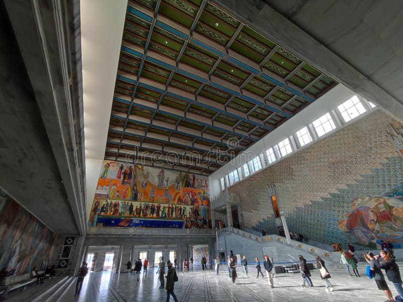 The Main Hall Inside Oslo City Hall, Oslo, Norway Editorial Photography ...