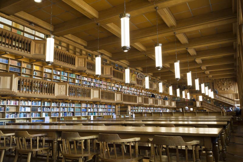 Main Hall of the Leuven Library, Belgium Editorial Image - Image of ...