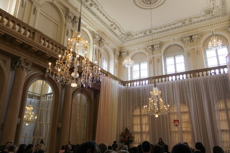 Main Hall of Primatial Palace Editorial Photo - Image of architecture ...