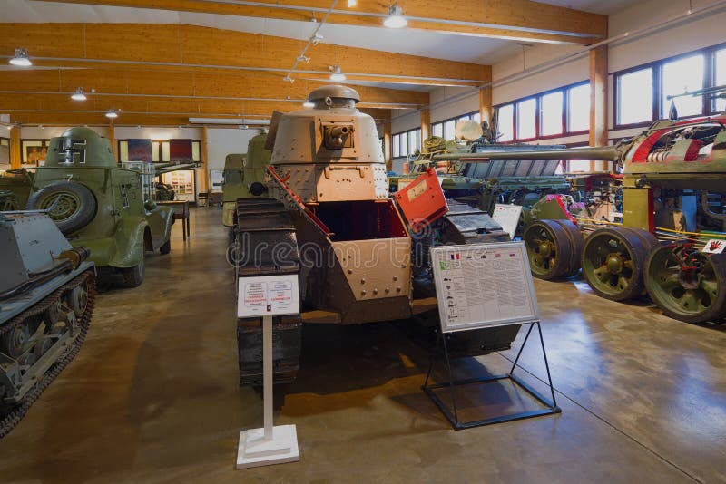 In the Main Hall of the Tank Museum of Parola Editorial Stock Image ...