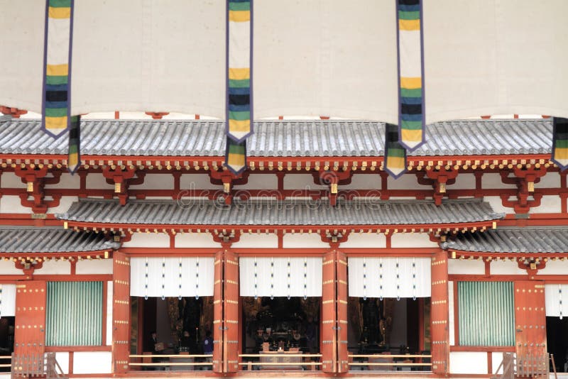 Main Hall of Yakushi Ji in Nara Editorial Stock Image - Image of nara ...