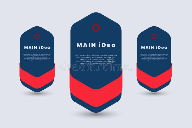 Main Idea Badge Design for Processing Chart Practitioners, Modern Icons ...