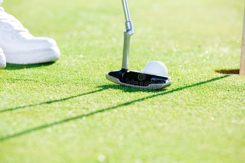 The Main Idea of the Game of Golf Stock Image - Image of grass, finish ...