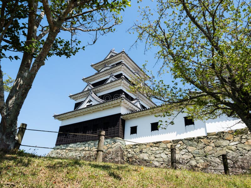 Main Keep of Ozu Castle - Ehime Prefecture, Japan Stock Photo - Image ...