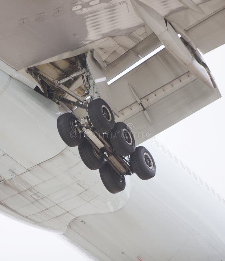 Main Landing Gear stock photo. Image of wing, flap, aviation - 9588044