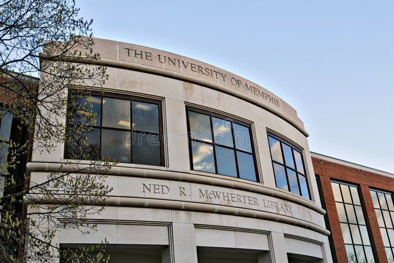 The Main Library on the Campus of the University of Memphis Editorial ...