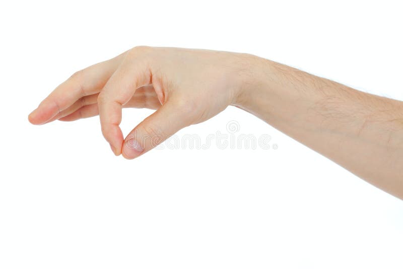 Main tenant un objet image stock. Image du beau, vide - 30831245