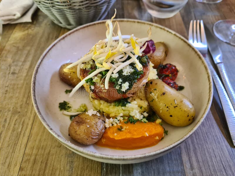 Main Meal Food Course Served in a Bowl Stock Photo - Image of squash ...