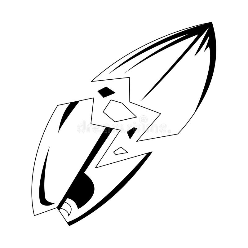 Broken Surf Board Stock Illustrations – 15 Broken Surf Board Stock ...