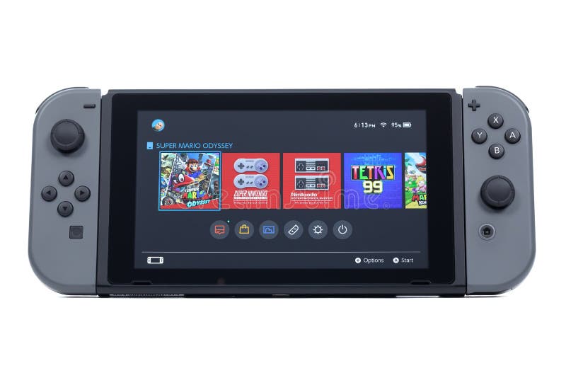 A Nintendo Switch System Starting Up Editorial Photography - Image of ...