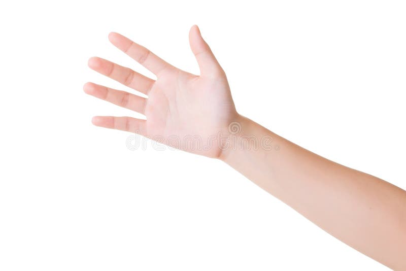 Main montrant cinq doigts photo stock. Image du idée - 36269356