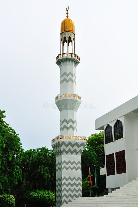 Main a Mosque of the Country in Male Stock Image - Image of mosque ...