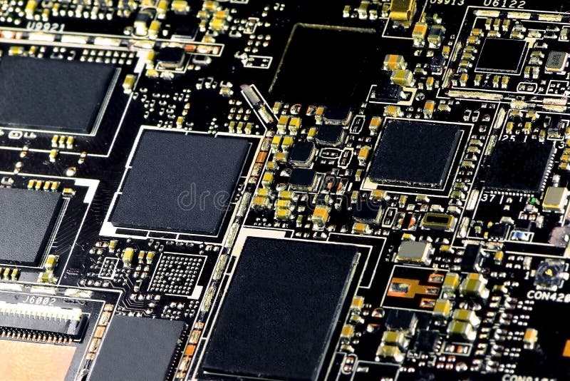 The Main Mounting Mother Board of the Tablet Stock Photo - Image of ...