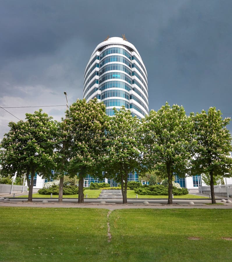 Mobile Operators and Cloud Technology Stock Photo - Image of radios ...