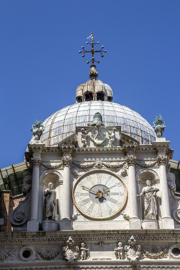 The Main Palace Clock of the Doge`s Palace Stock Image - Image of ...