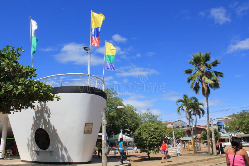 Main Park of Turbo, Antioquia, Colombia. Editorial Photography - Image ...