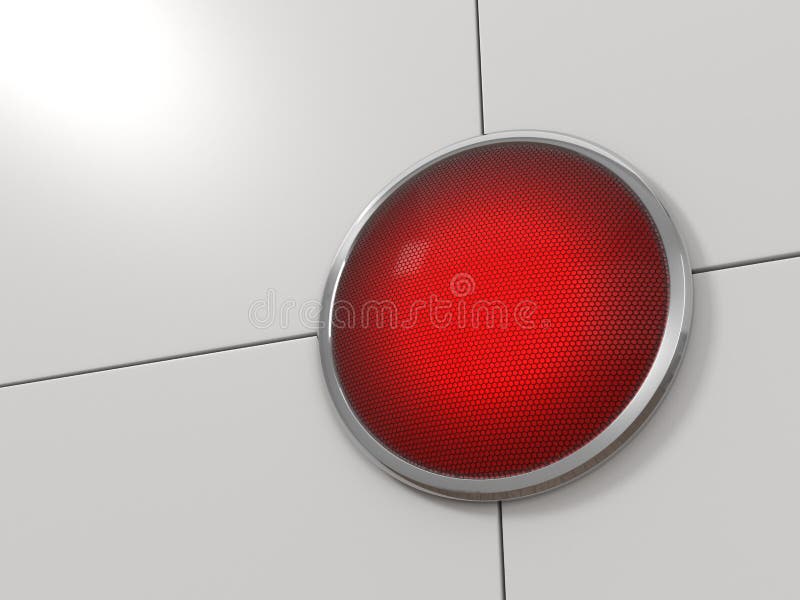 Main Pc Servers Eye on the Wall. 3d Illustration Stock Illustration ...