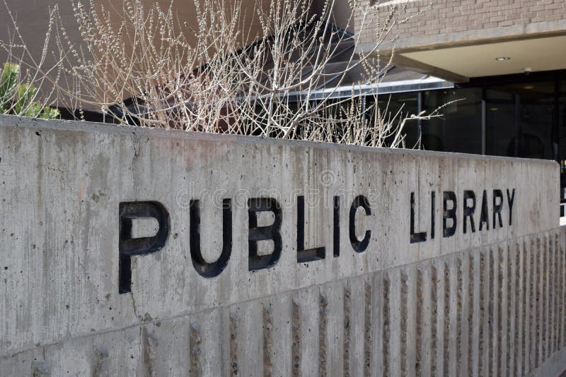 The Main Public Library in Downtown Albuquerque New Mexico Stock Image ...