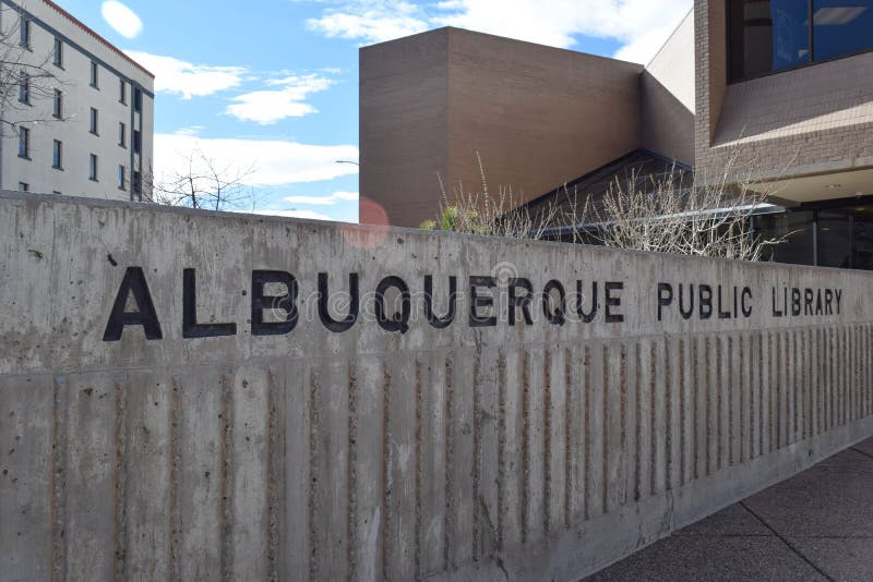 The Main Public Library in Downtown Albuquerque New Mexico Stock Image ...