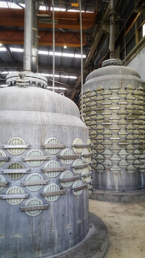 Main Pulp Filter Tank in Pulp and Paper Industial Stock Photo - Image ...