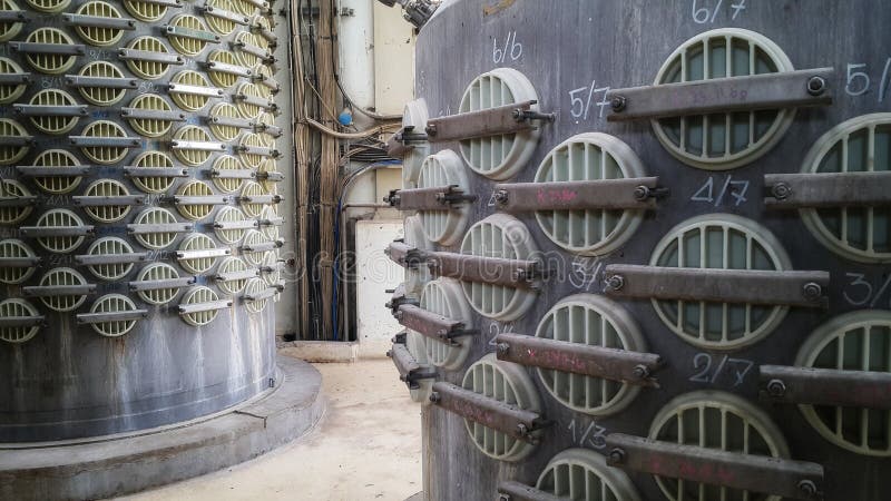 Main Pulp Filter Tank in Pulp and Paper Industial Stock Photo - Image ...