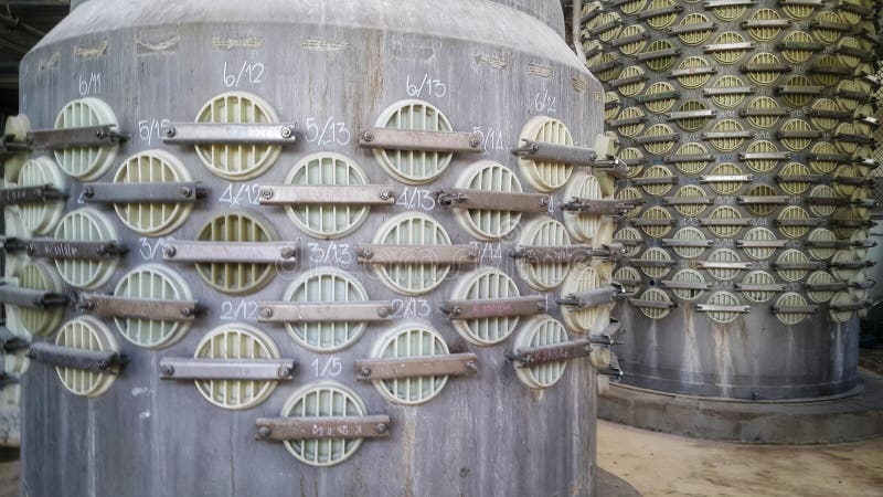 Main Pulp Filter Tank in Pulp and Paper Industial Stock Image - Image ...