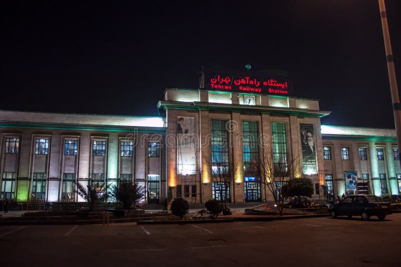 Main Railway Station in Tehran Editorial Stock Photo - Image of station ...