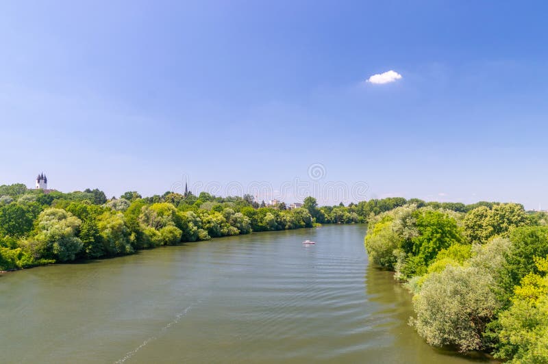 The Main River in Hanau, Germany Stock Photo - Image of relax, hanau ...