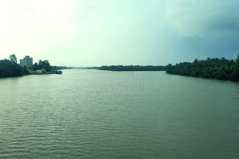 Main river junction stock photo. Image of water, sight - 308236920