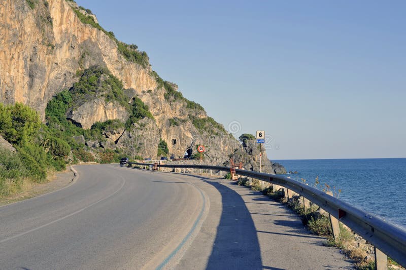 Main road stock photo. Image of carriageway, guardrail - 10141514