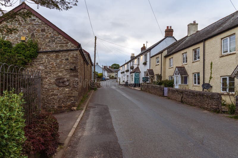 The Main Road through Frogmore, Devon, England, UK Editorial Stock ...