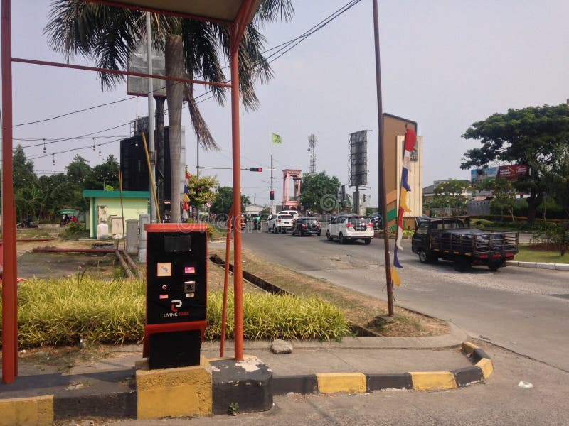 The Main Road of Prima Hope, North Bekasi Regency, West Java Editorial ...