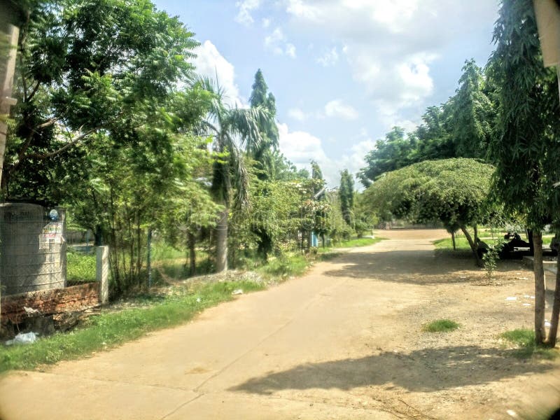 The Main Rode in the Park,Temple Park Stock Image - Image of main, road ...
