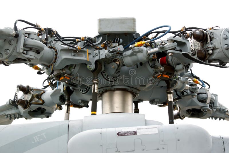Main Rotor Hub of Helicopter Stock Image - Image of detail, power: 94966977