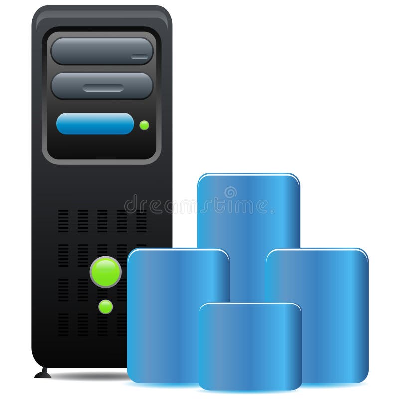 Main server stock illustration. Illustration of server - 12395937