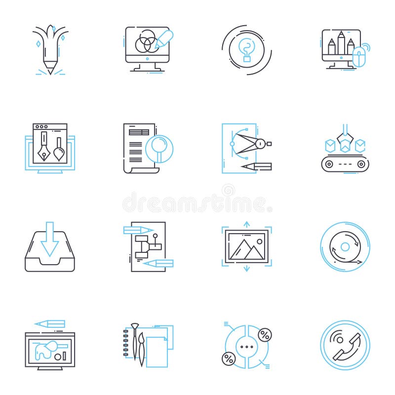 Main Site Linear Icons Set. Innovative, Dynamic, Engaging, User ... Main Site Linear Icons Set. Innovative, Dynamic, Engaging, User ...