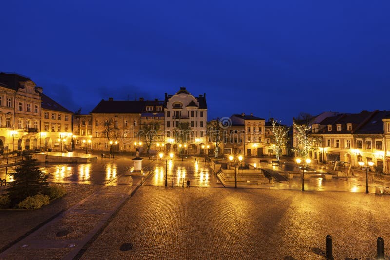 Bielsko Biala: Panorama View of Polish Mountains Landscape during Rain ...