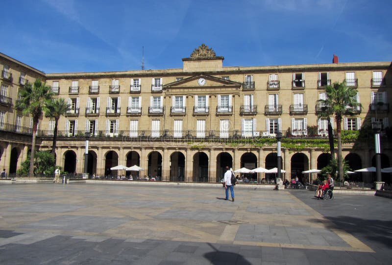 Bilbao plaza mayor editorial photo. Image of travel - 149703961