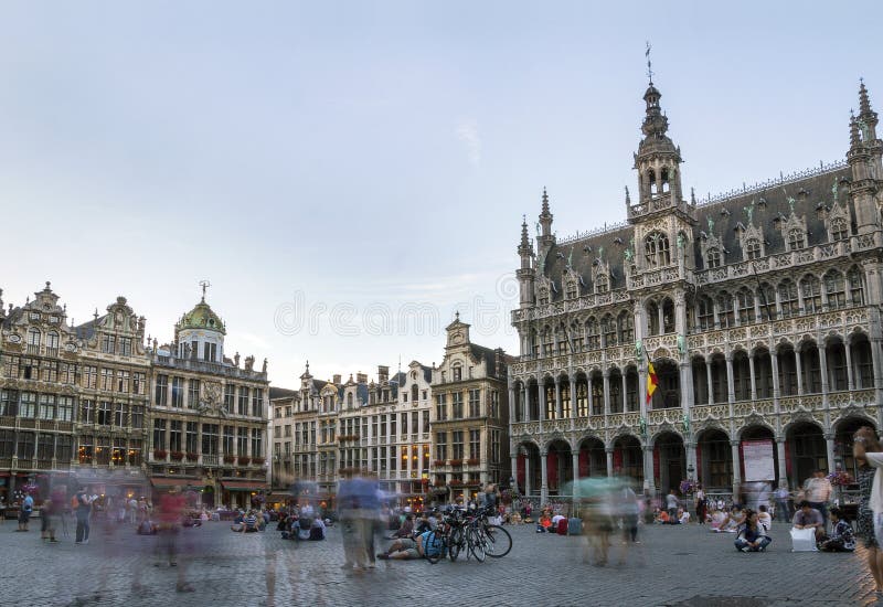 Main Square in Brussels, Belgium Stock Photo - Image of impressive ...