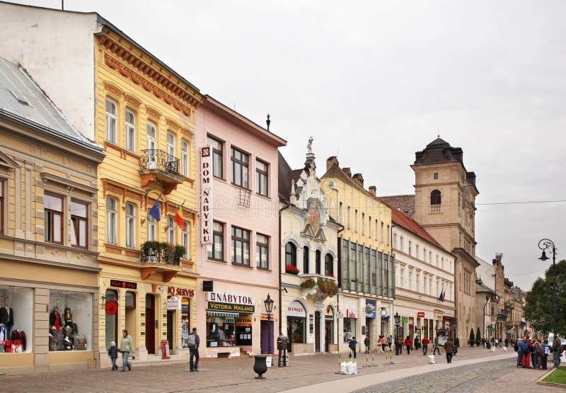 Main Square in Kosice. Slovakia Editorial Photography - Image of city ...